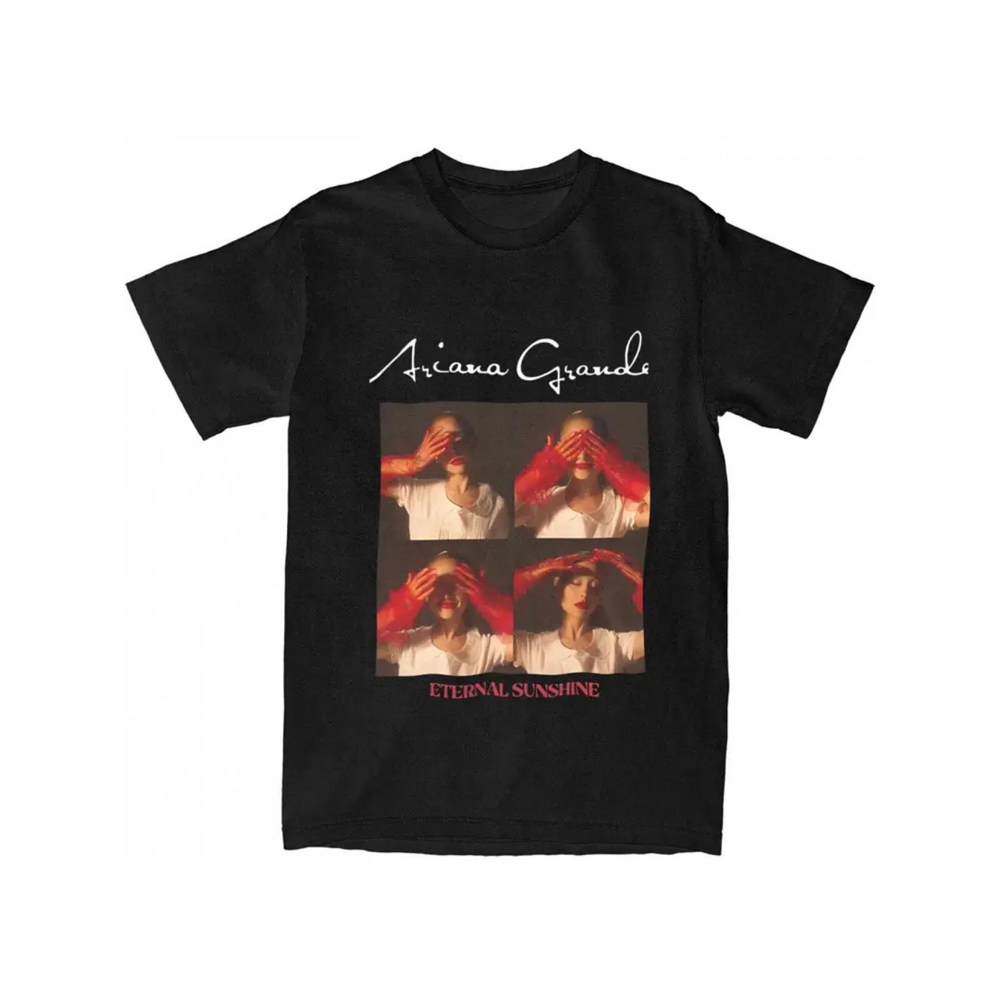 Click here for Yingd T Shirt Mens Ariana Grande Tour Tee Black Ov... prices