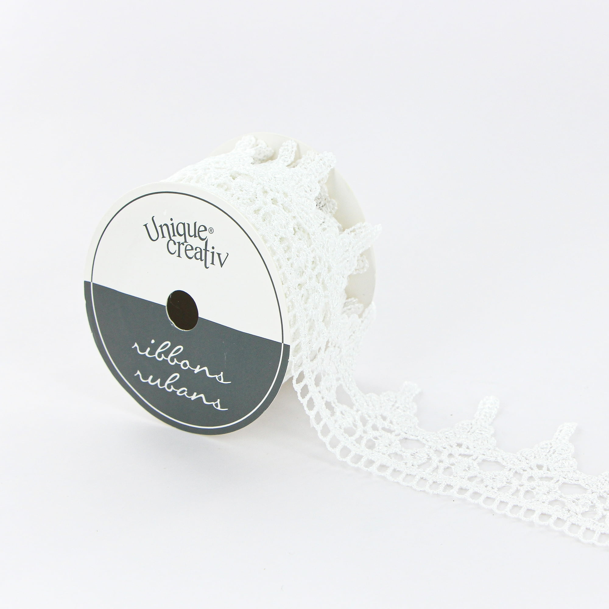 Click here for Unique Creativ  Ribbon  Lace Venise  White  100 Po... prices