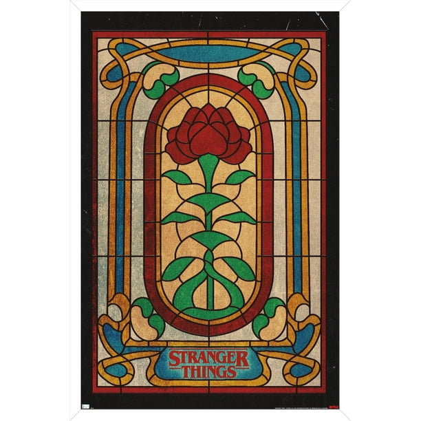 Netflix Stranger Things: Season 4 - Stained Glass Wall Poster, 22.375 ...