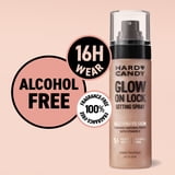 Hard Candy Glow On Lock Setting Spray, Alcohol-Free, 16 Hour Hold ...