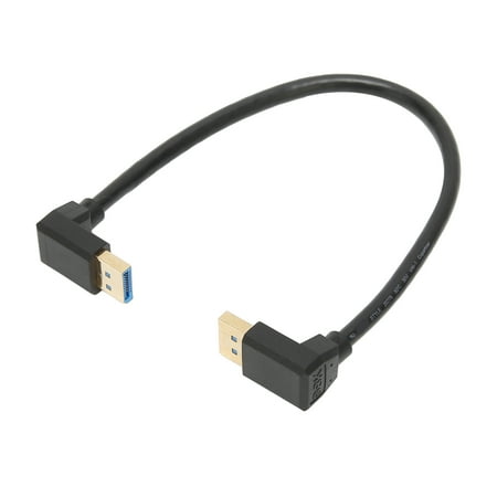90 Degree Angled Displayport, Wide Application Displayport 1.4 Cable ...