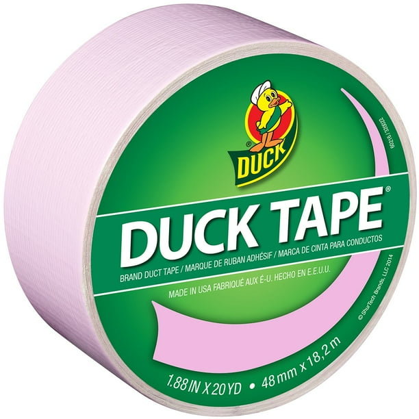 Cinta adhesiva Duck Brand 240976, rosa bebé, 48 mm x 18 m, rollo ...