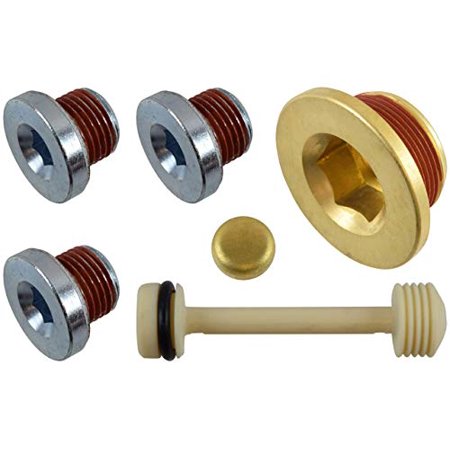 ICT Billet LS Engine Block Coolant & Oil Threaded Drain Plug LS1 LS2 ...