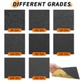 5 Pcs 320 Grit Sandpaper, 9 x 11 Inch Sand Paper Alumina Abrasive ...