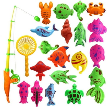 Magnetic Fishing Pool Toys Game for Kids - Water Table Bathtub Toy with ...