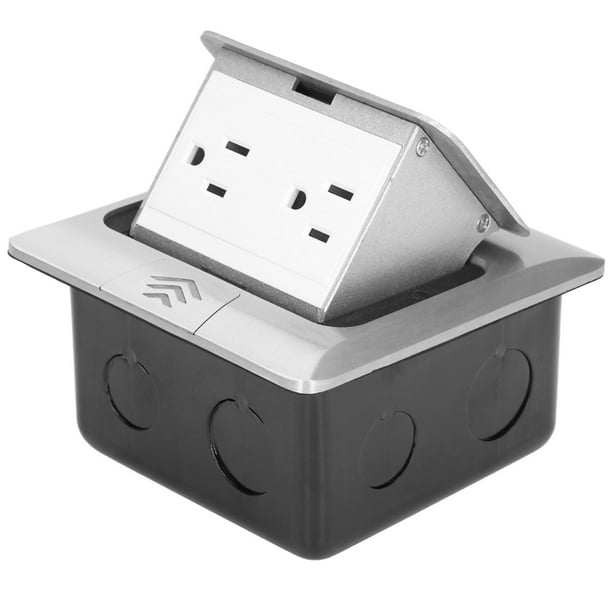 Socket,Concealed Recessed Socket Aluminum Desktop Outlet Concealed ...
