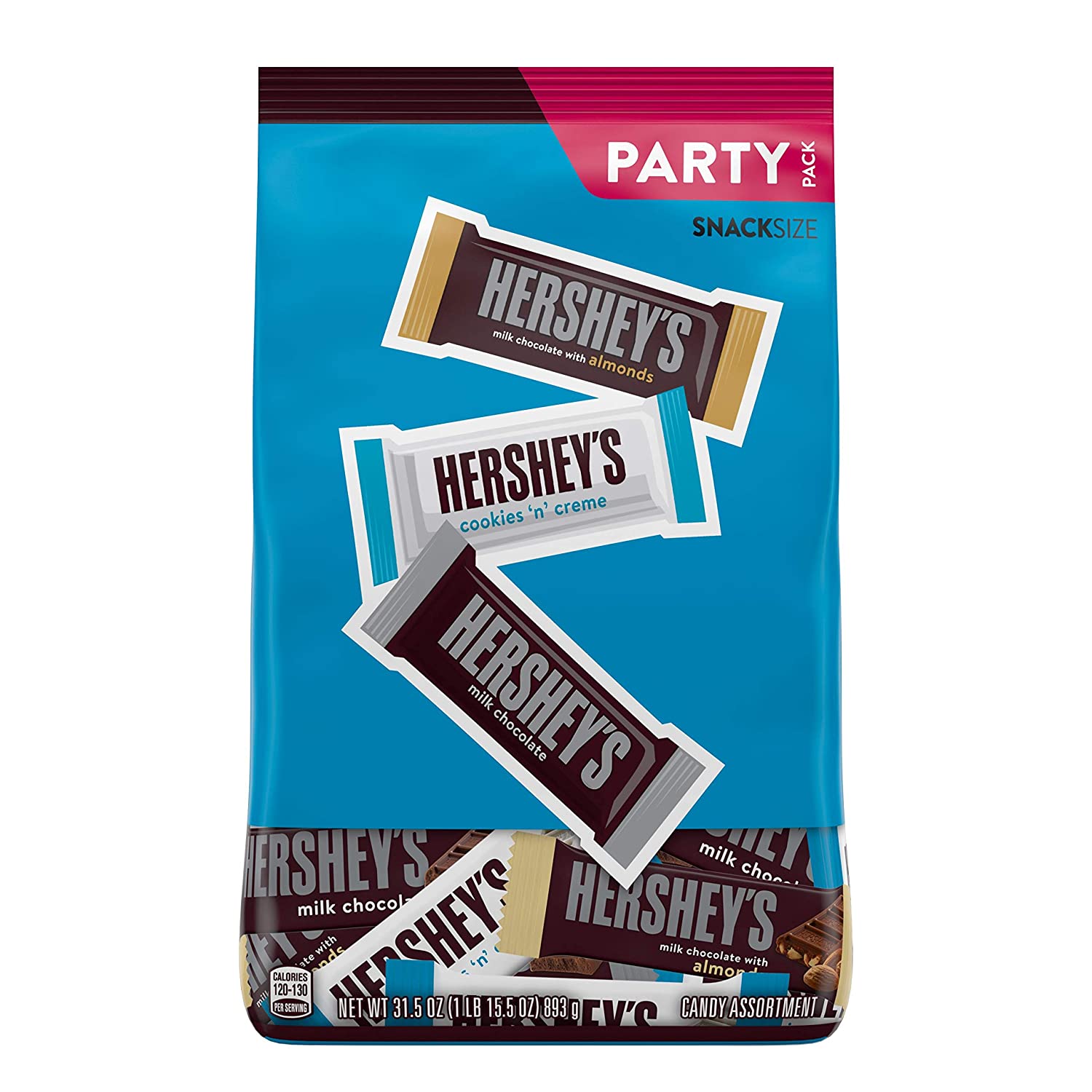 HERSHEY S Snack Size Assortment Party Pack Stand Up Bag Chocolate HERSHEY S Snack Size Assortment Party Pack Stand Up Bag Chocolate