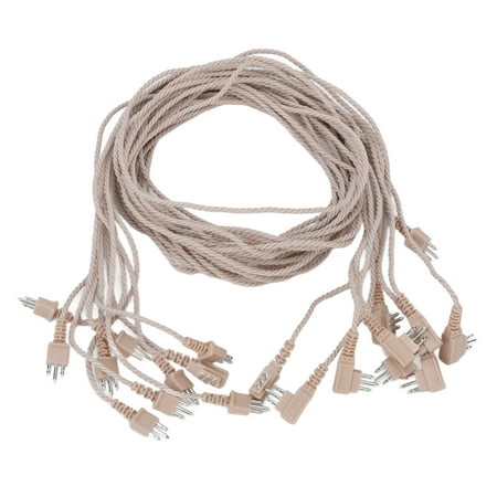 3 Pin Hearing Aid Receiver Cable, Rounded Feel Hearing Aid Replacement ...