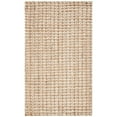 SAFAVIEH Natural Fiber Aletha Solid Jute Area Rug, Ivory/Natural, 5' x ...