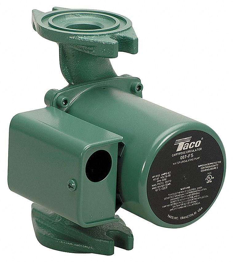 Taco Hydronic Circulating Pump,1/25HP,Flanged 007-F5-7IFC - Walmart.com