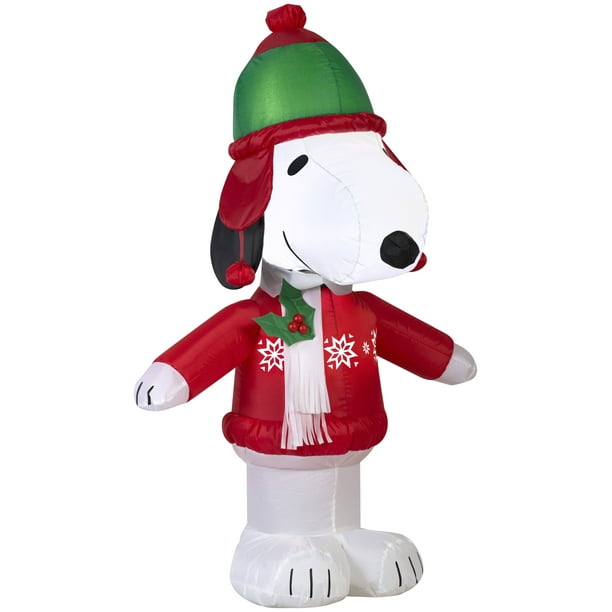 Airblown Inflatables Snoopy in Winter Wear - Walmart.com - Walmart.com