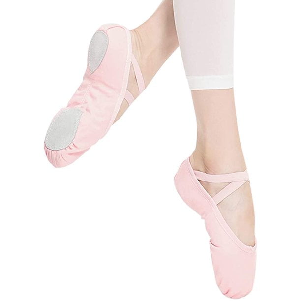 Ballet Practice Shoes,Yoga Shoes for Dancing,Flats Canvas Dance Shoes ...