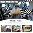 Bulopur Black American Flag RV Cushion Covers for Dinette Booth Seats ...