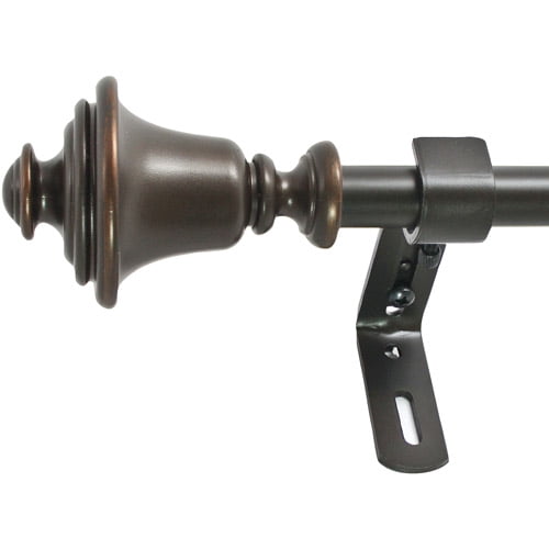 Montevilla 5/8" Bell Curtain Rod Set - Walmart.com