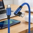 60W Power USB C Cable Nylon Braided for Phone Tablet Laptop 480Mbps ...