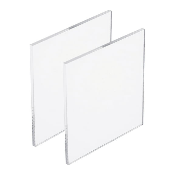 Uxcell Acrylic Stamp Blocks, 2 Pack Clear Stamping Block Mounting ...
