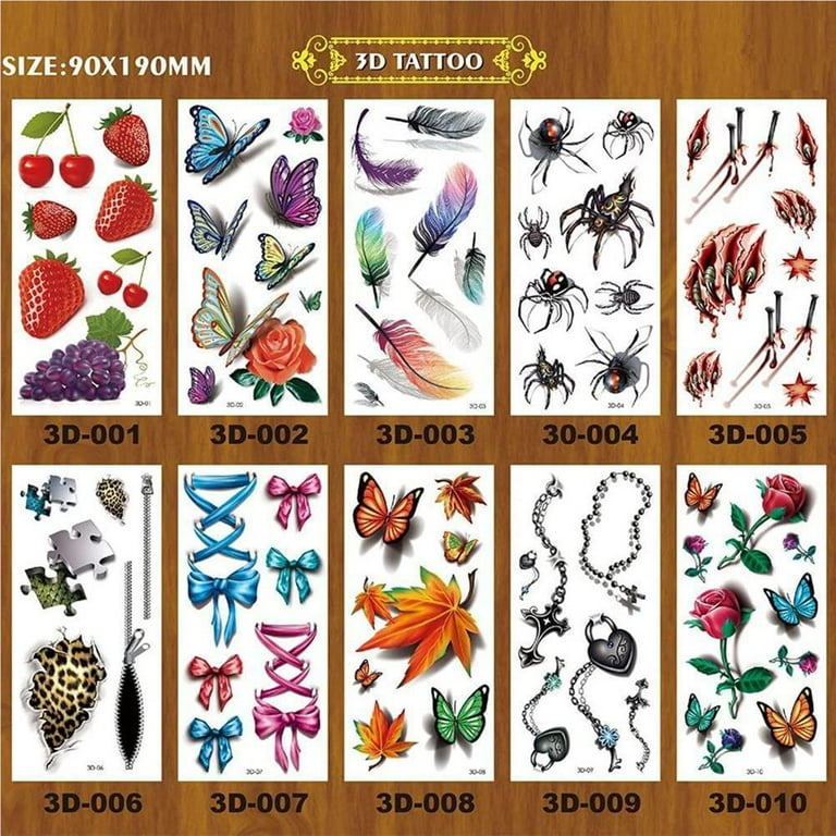 Costume Body Art Sticker