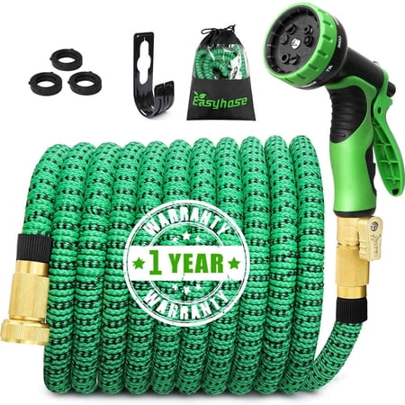 EAYY Garden Hose 25FT/50FT/100FT, Expandable Water Hose with Extra ...
