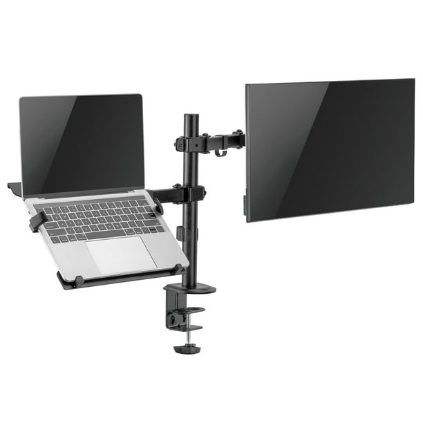 Monitor Arm and Laptop Tray for 17" to 32" PC Monitor and 17" Laptop ...