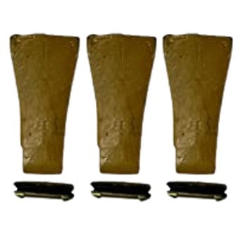 3 SET TF23D TF-23 Digging Teeth & TF23P Flex Pins - Walmart.com