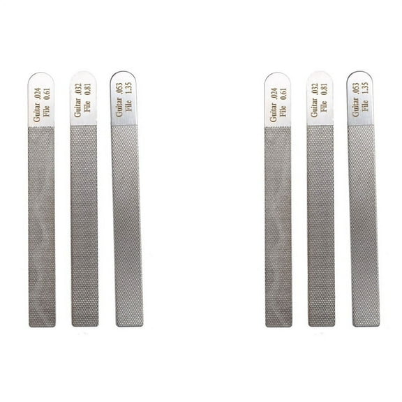 3Pc/Set Guitar Nut Files Fret Crowning Slot Filing Luthier Repair Tool ...