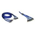 Raptor R4R176 Mid Series 17' 6-Channel Dual Twist RCA Cable Flexible ...