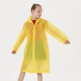 Children Rain Poncho Non-Disposable Travel Rain Gear Coat Outdoor ...