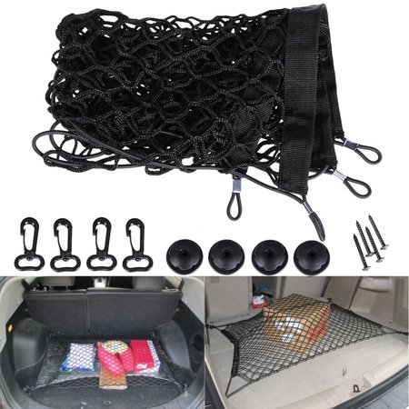 110x60CM Car Cargo Tidy Net Boot Trunk Storage Organizer SUV Luggage ...
