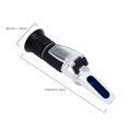 Handheld Sugar Refractometer 0-50% Sugar Densimeter Concentration ...