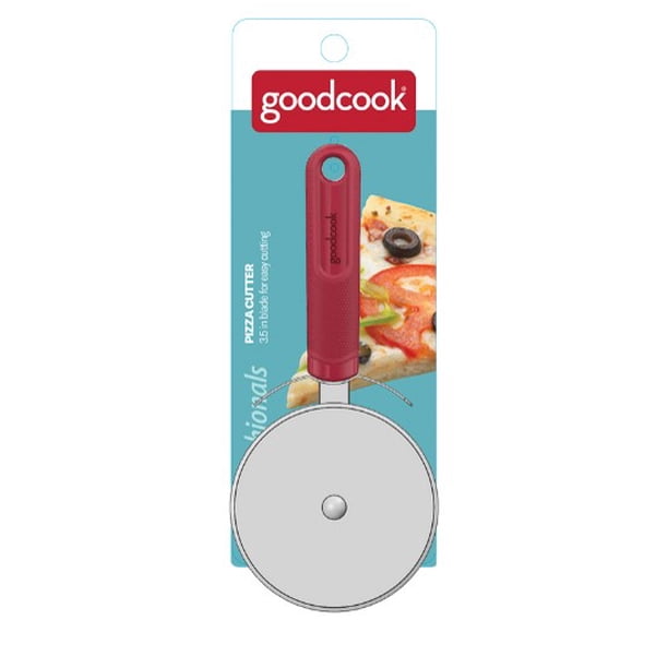 GoodCook PROfreshionals 3.5" Stainless Steel Jumbo Pizza Cutter, Red ...