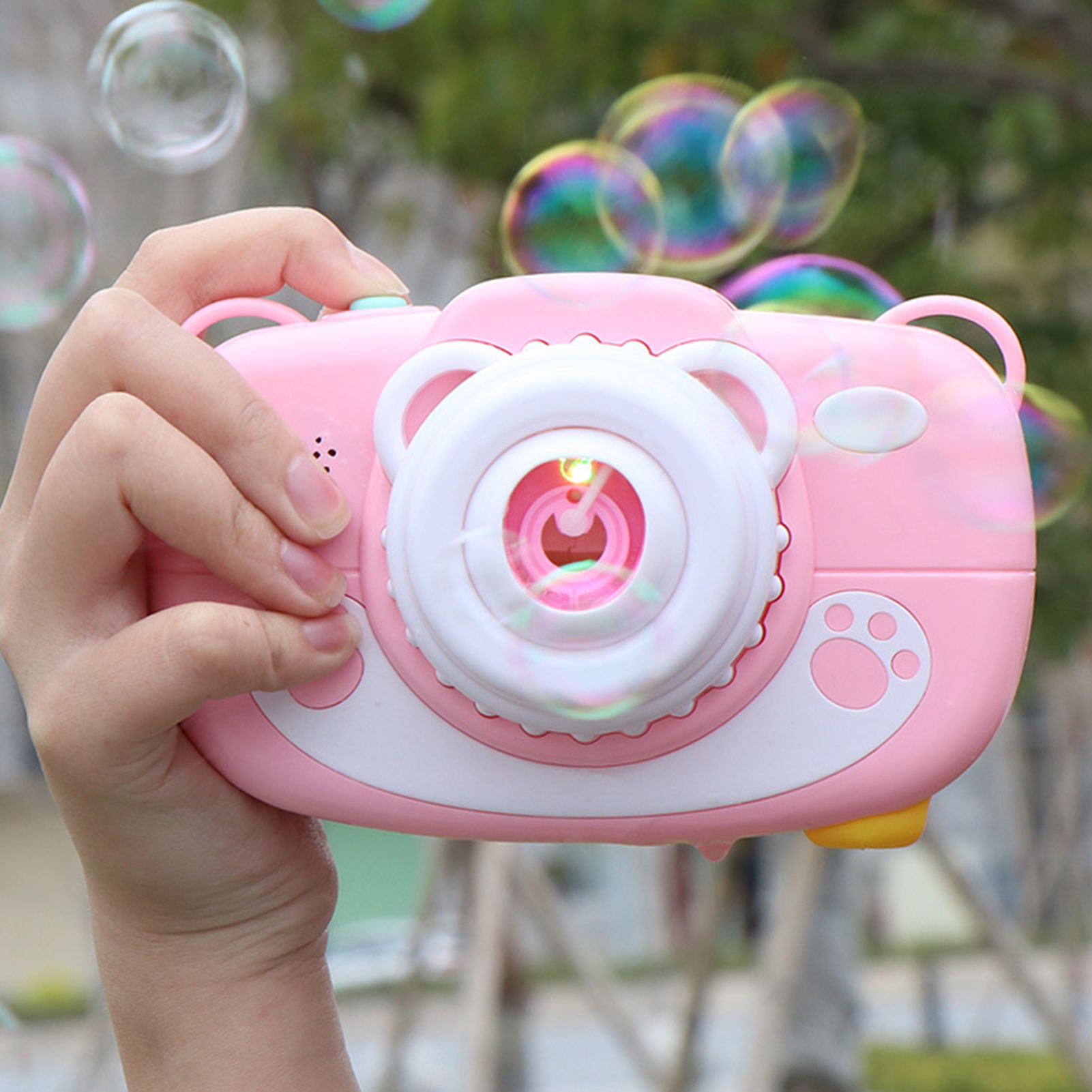 Skindy 100ml Bubble Machine Sound Effect with Light Hanging Pouch ...