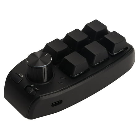 One Handed Macro Mechanical Keyboard, 6 Keys Custom Programmable Keyboard, Mini Gaming Keypad ...