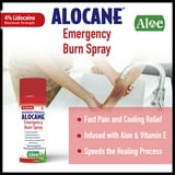 ALOCANE® Emergency Burn Spray, 4% Lidocaine Max Strength Fast Pain Itch ...