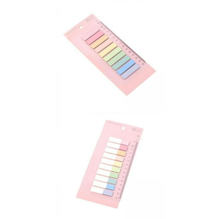 2x Sticky Notes Index Tabs Labels Bookmark Adhesive Filing Books ...