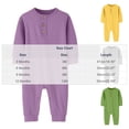 Ahabrexf Baby Boy Jumpsuit for 3-12 Months Toddler Baby Girl Long ...