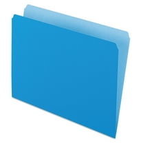 Pendaflex 152-GRA Two-Tone File Folders, Straight Cut, Top Tab, Letter ...