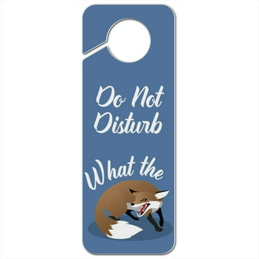 Do Not Disturb Service Dog in Room Plastic Door Knob Hanger Sign ...