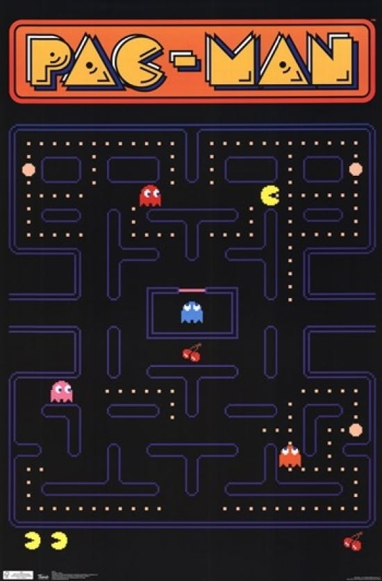 Pac-Man - Board Poster Print (24 x 36) - Walmart.com - Walmart.com