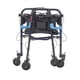 Drive Medical Clever Lite Walker Rollator, Junior, 5" Wheels, Flame ...