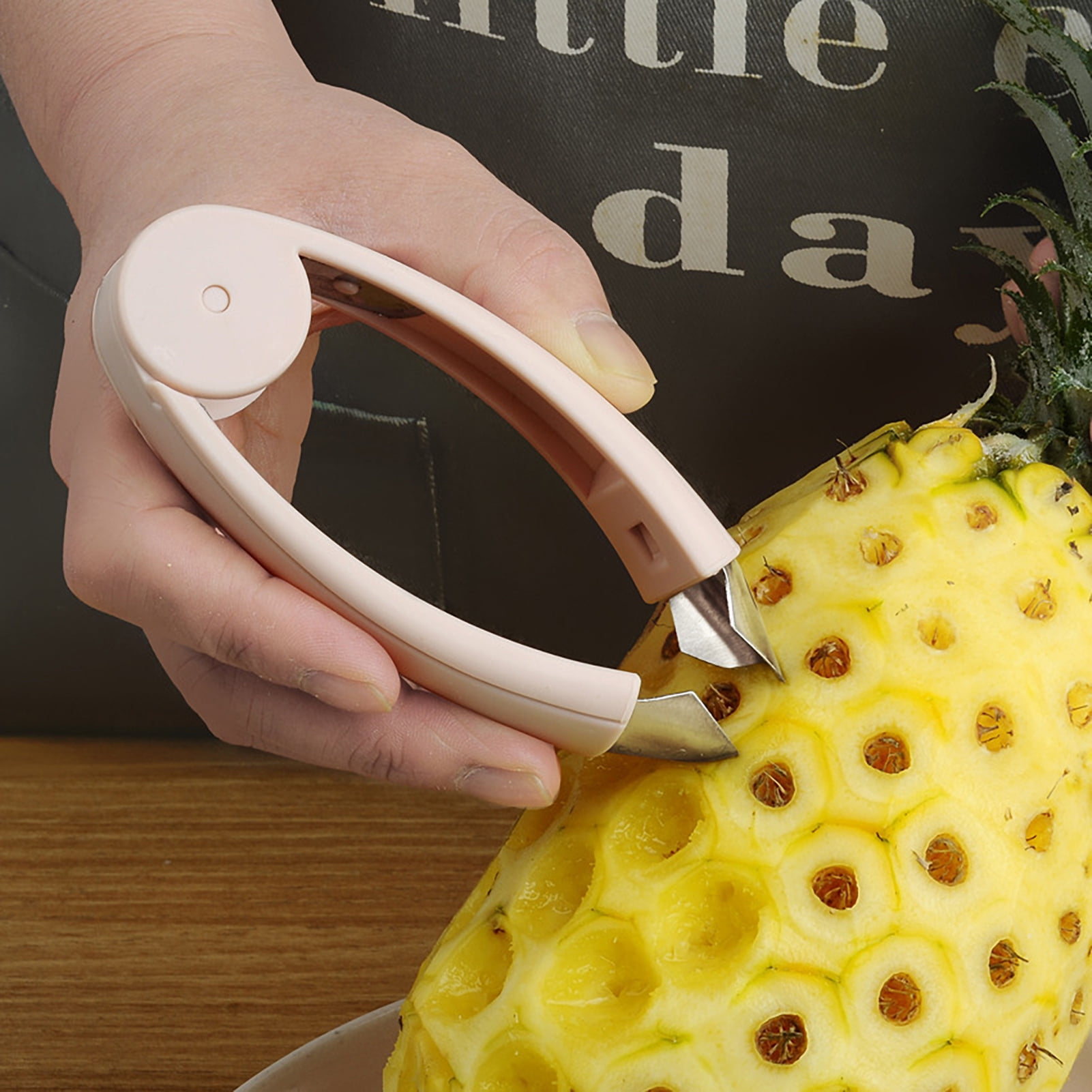 Durable Stainless Steel Strawberry Stem Remover and Pineapple Eye ...