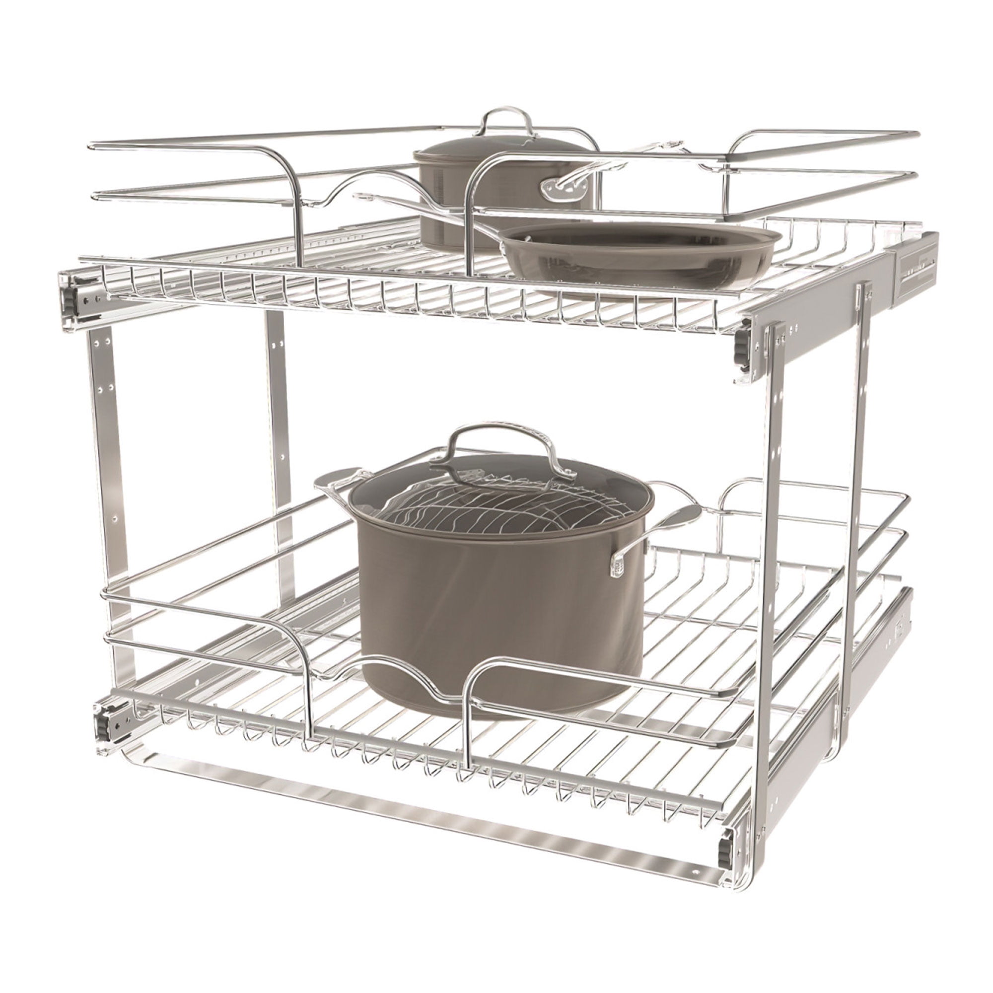 Click here for Rev-A-Shelf 5wb2-2122cr-1 21x22in 2-Tier Wire Pull... prices