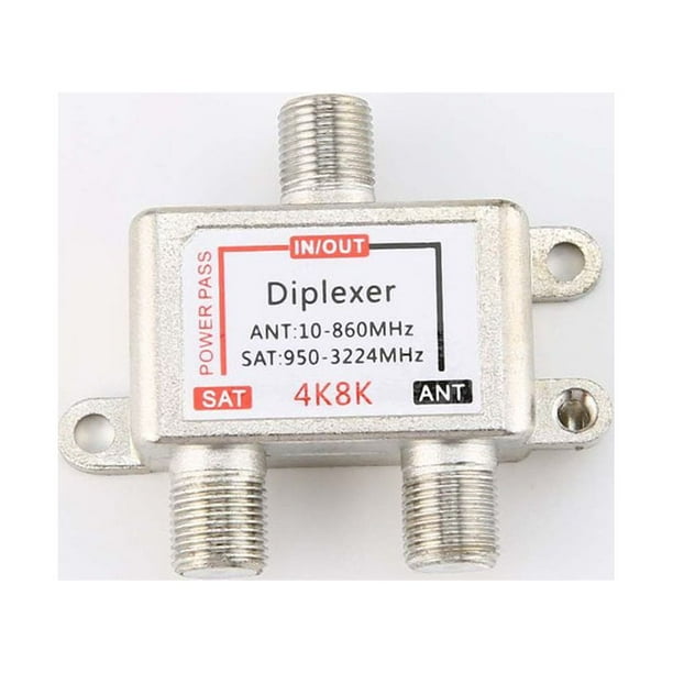 4K8K SAT/ANT Diplexer 10-3224MHz cable and satellite TV signal hybrid ...