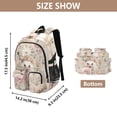 DIXRUYEE Hedgehogs Pattern Backpack for School 14”Laptop Compatible ...
