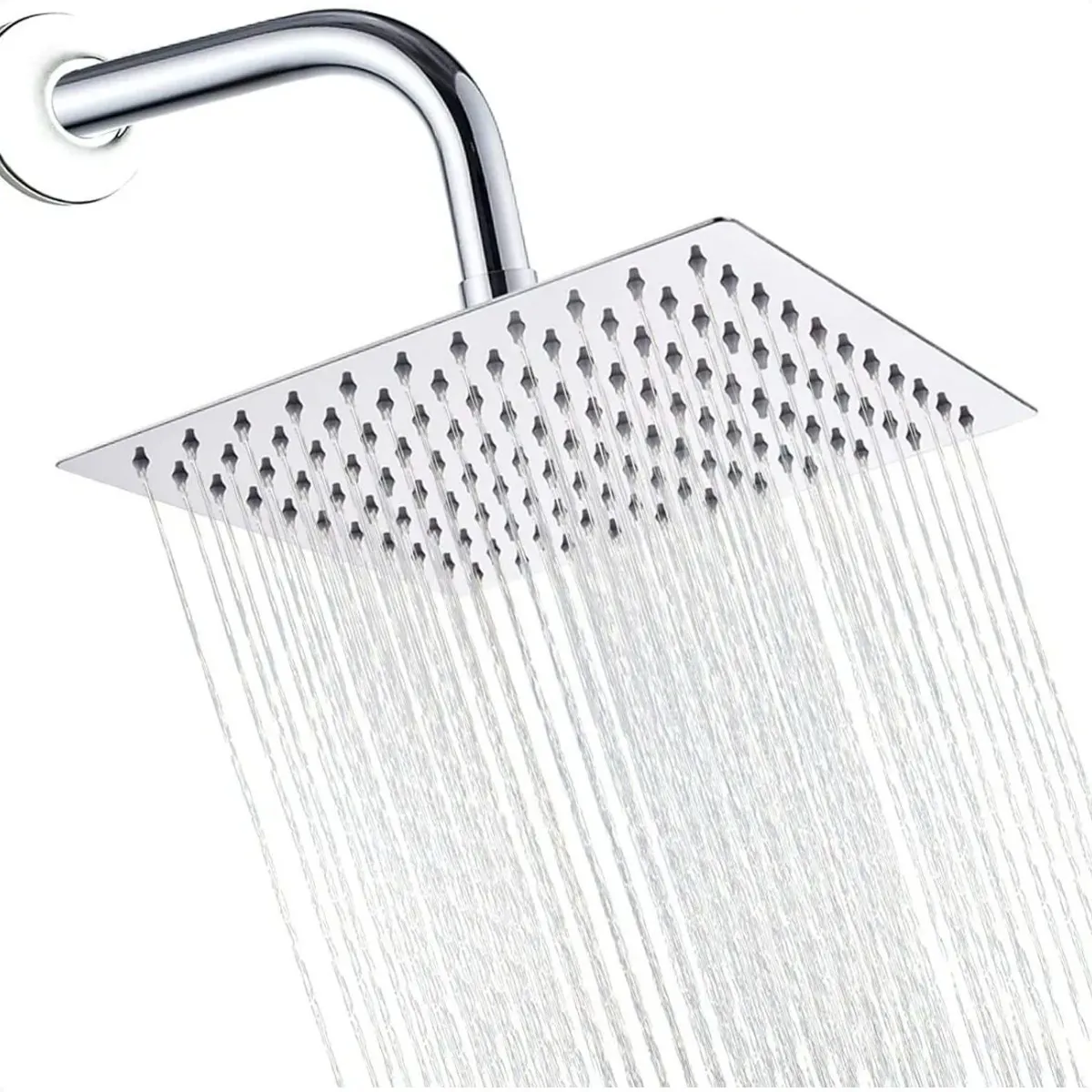 Regadera Cuadrada 10 Baño Ducha Lluvia Solvex Cromada Solvex SP-50020 ...
