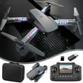 Black E88 Pro Screen Remote Drone With Dual Camera, Optical Flow ...