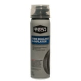Super Tech Tire Sealant Inflator with Coil Hose 16 oz, Seals Punctures ...