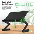 Adjustable Book Holder, Tablet & Laptop Stand, Aluminum Portable ...
