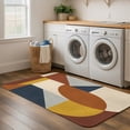 Art Decor Front Door Mat Indoor Entrance, Mid-Century Modern Abstract ...