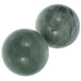 DIAEDGE 2pcs Jade Baoding Balls Handheld Finger Ball Natural Crystal ...