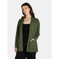 Time and Tru Women's Open Front Cardigan, Size XS-XXXL - Walmart.com